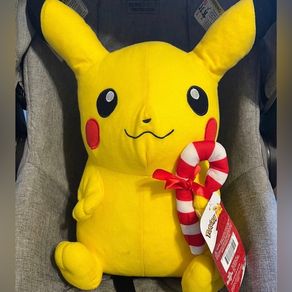 The Toy Factory | Toys | Pokemon Pikachu Candy Cane Christmas Holiday ...